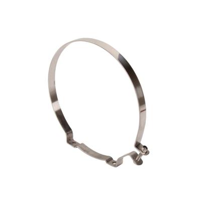 China Custom CNC Machined Steel Stainless Steel Hose Clamps 15-25 Days Lead Time for sale