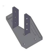 China ISO9001 CE Certified Steel Wooden Connector Sheet Metal Fabrication OEM Custom Parts 0.1mm Tolerance for sale