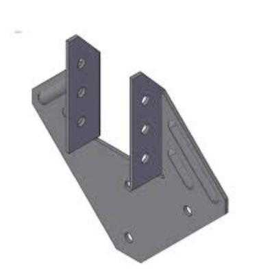 China ISO9001 CE Certified Steel Wooden Connector Sheet Metal Fabrication OEM Custom Parts 0.1mm Tolerance for sale