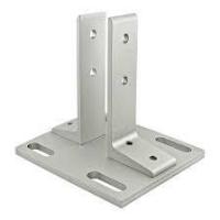 China ISO9001 Certified Steel Stainless Steel Floor Mount Base Plate Custom Stamping Parts for sale