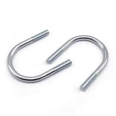 China Custom Carbon Steel U Bolts Q235 Stamping Parts with Powder Coating Finish for Industrial Use for sale