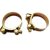 China Custom Brass Pipe Clamp with Advanced Coating and Welding Process 0.1mm Tolerance for sale