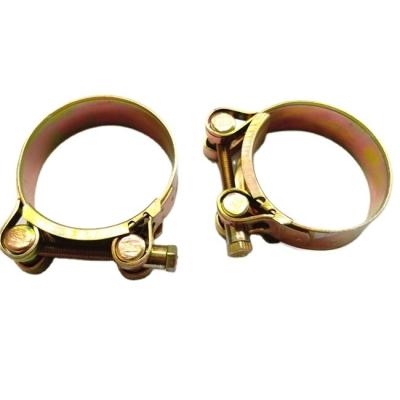 China Custom Brass Pipe Clamp with Advanced Coating and Welding Process 0.1mm Tolerance for sale