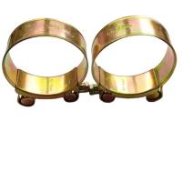 China Custom Brass Pipe Clamp with Advanced Coating and Welding Process 0.1mm Tolerance for sale