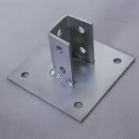 China Customized Metal Connector Post Base Bracket Stainless Steel 15-25 Days Lead Time for sale