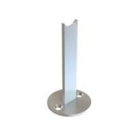 China Powder Coated Steel Stainless Steel Base Plate Floor Mounting 2mm Thickness Custom Size for sale