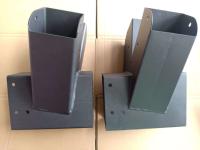 China Powder Coated Heavy Duty Shelving Bracket 0.1-8mm Metal Stamping Bending Custom Support for sale