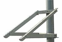 China Customized Solar Pole Support Bracket 0.1-8mm Metal Stamping for Street Lamp for sale