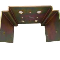 China Polished Color Plated Metal Sheet Stamping Parts 0.1-8mm Thickness for White Finish for sale