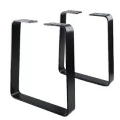 China Custom Steel Stainless Steel Wooden Leg Brackets Metal Stamping Parts 630T Press CNC Bending for sale