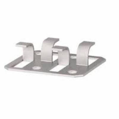 China Custom Black Oxide Coating Steel Wooden Connector Sheet Metal Fabrication 0.1mm Tolerance for sale