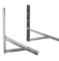 China Custom Aluminum Air Conditioner Bracket 0.5mm-25mm Thickness OEM Metal Bracket for sale