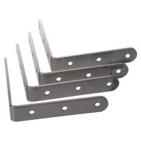 China Custom Heavy Duty Metal Shelving Bracket 0.1-8mm Thickness Stamping Bending Parts for sale