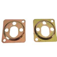 China Custom Laser Cut Aluminum Lock Gaskets 0.1mm Tolerance OEM Metal Stamping Parts for sale