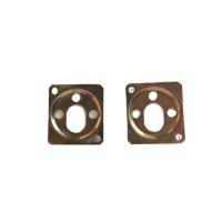 China Custom Laser Cut Aluminum Lock Gaskets 0.1mm Tolerance OEM Metal Stamping Parts for sale