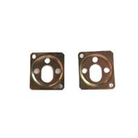 China Custom Laser Cut Aluminum Lock Gaskets 0.1mm Tolerance OEM Metal Stamping Parts for sale