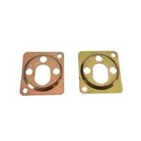 China Custom Laser Cut Aluminum Lock Gaskets 0.1mm Tolerance OEM Metal Stamping Parts for sale