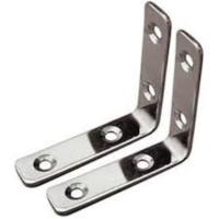 China Custom Angle Brackets Steel Stamping Parts Q235 Stainless Steel Laser Cutting CNC Bending for sale