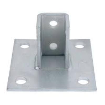 China ISO9001 Certified Steel Stainless Steel Floor Mount Base Plate Custom Stamping Parts for sale