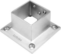 China Custom Steel Stainless Steel Floor Mount Base Plate CNC Laser Cutting Stamping Parts 630T for sale