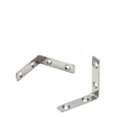 China Custom Angle Brackets Metal Stamping Parts Q235 Steel Powder Coating for Electronics for sale