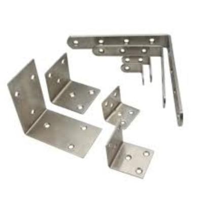 China Custom Sheet Metal Stamping Parts OEM Steel Wood Connector 0.1mm Tolerance for sale