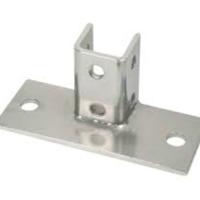China Customized Floor Mount Base Plate Steel Stainless Steel Stamping Parts ISO9001 2008 Certified for sale
