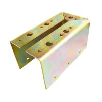 China Custom Aluminum Stamping Bending Painted Metal Parts for Environmental Protection 0.1mm Tolerance for sale