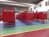 China Customized Fire Extinguisher Safe Metal Box 0.1-8mm Thickness for Fire Emergency for sale