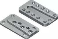 China Custom Sheet Metal Stamping Parts 0.1mm Tolerance OEM Steel Connector for sale