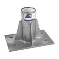 China Custom Steel Stainless Steel Floor Mount Base Plate Stamping Parts 630T Press CNC Bending for sale
