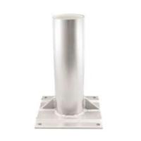 China Custom Steel Stainless Steel Floor Mount Base Plate Stamping Parts 630T Press CNC Bending for sale