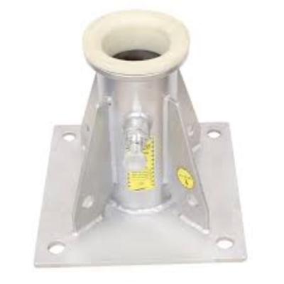 China Steel Stainless Steel Floor Mount Base Plate Stamping Parts Custom CNC Laser Cutting 630T Press for sale