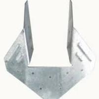 China Custom Powder Coated Steel Wooden Connector Sheet Metal Fabrication 0.1mm Tolerance for sale