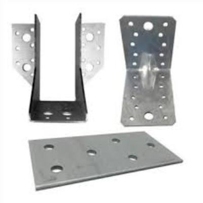 China Custom Steel Wood Connector Stamping Parts Deep Drawing 0.1mm Tolerance OEM for sale