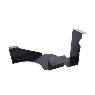 China Custom Carbon Steel Wall Bracket 0.5mm-25mm Thickness Black Oxide Finish OEM for sale