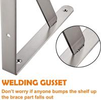 China Stainless Steel Triangle Bracket 0.1-8mm Thickness for Metal Structure Fastening Custom for sale