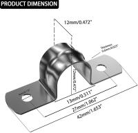 China Custom Stainless Steel Metal Buckle Water Pipe Bracket Powder Coated 0.1-8mm Thickness for sale