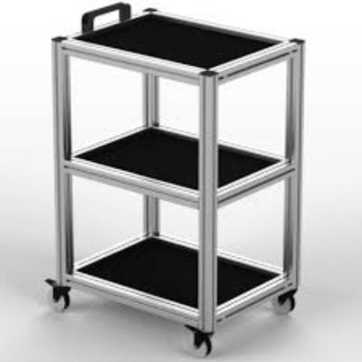 China Aluminum Bolt-less Storeroom Rack 80000sqm Factory Custom Storage for Electrical Communication Industry for sale