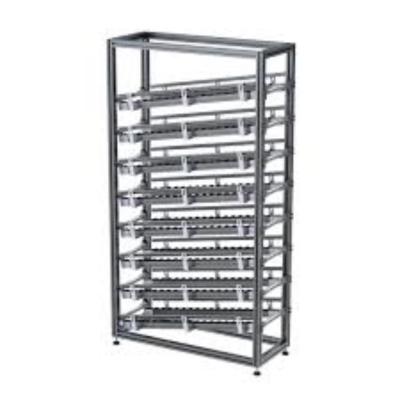 China Custom Color and Thickness Aluminum Bolt-less Storeroom Rack 80000sqm Factory for sale