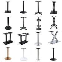 China Custom Metal Table Legs Polished Finish Heavy Duty Steel Furniture Legs 0.1-8mm Thickness for sale