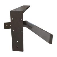 China Custom Carbon Steel Metal Bracket Powder Coated Heavy Duty Shelving Bracket 0.1-8mm Thickness for sale