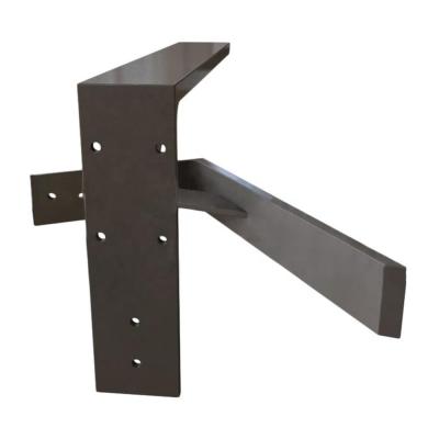 China Custom Carbon Steel Metal Bracket Powder Coated Heavy Duty Shelving Bracket 0.1-8mm Thickness for sale