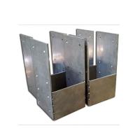 China Heavy Duty U-shaped Bracket Stainless Steel Powder Coated 0.1-8mm Thickness for Shelving for sale