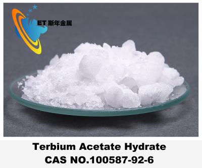 China Terbium Acetate Hydrate 99.9%-99.999% Purity White Crystals for Chemical Catalysts and Growth Promoters for sale
