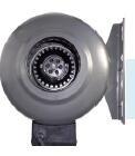 China AC Round Inline Duct Fan For Hydroponic Grow Rooms, Greenhouse Ventilation & Air Circulation for sale