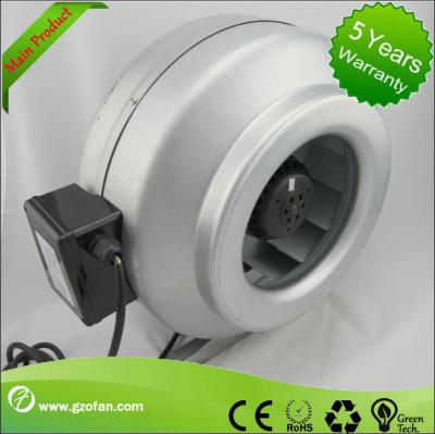 China Galvanised Sheet Steel Inline Circular Duct Fan Class F Low Noise Air Duct Booster Fan for sale
