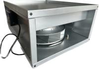 China Heavy-Duty Ec Rectangular Duct Fan For Food Processing Plant Exhaust for sale