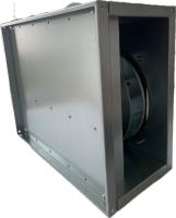 China Wide Operating-Temp Ec Rectangular Duct Fan For Mineral-Processing Plant Exhaust for sale