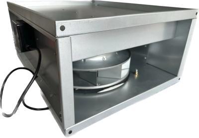 China Warehouse Commercial Parking Lot Uses Single-Phase Rectangular Duct In-Line Fans for sale
